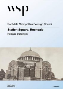 Station Square - St John the Baptist Church - Rochdale